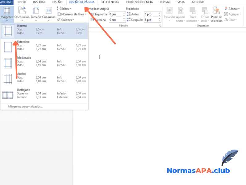 Cómo son los Márgenes en Normas APA > Normas APA 【2022